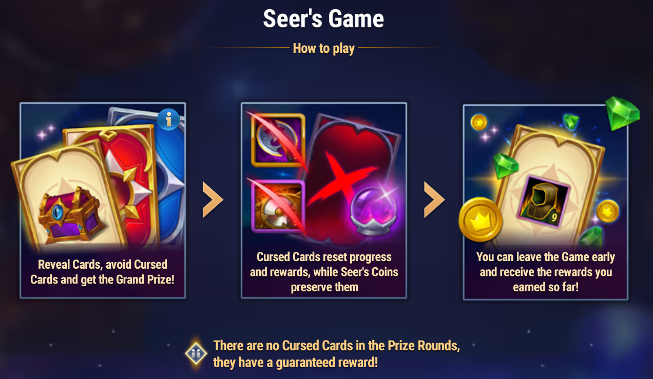 Seer's Game (September 14–September 16, 2025) – Hero Wars: Dominion Era